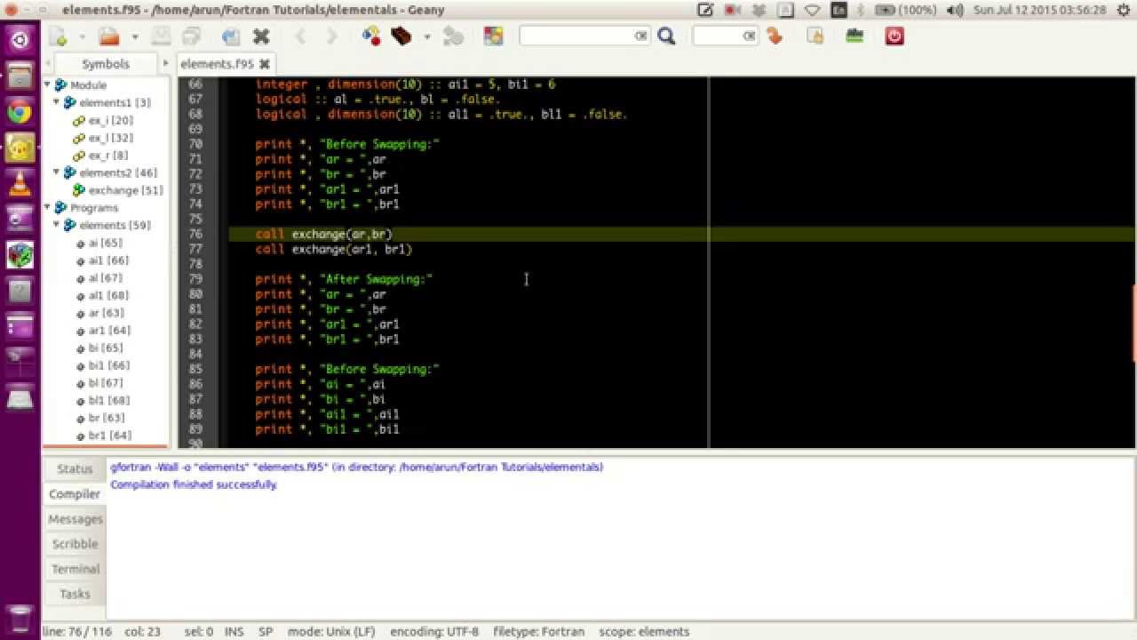 Advanced Fortran Programming : 030 : Elemental Procedures