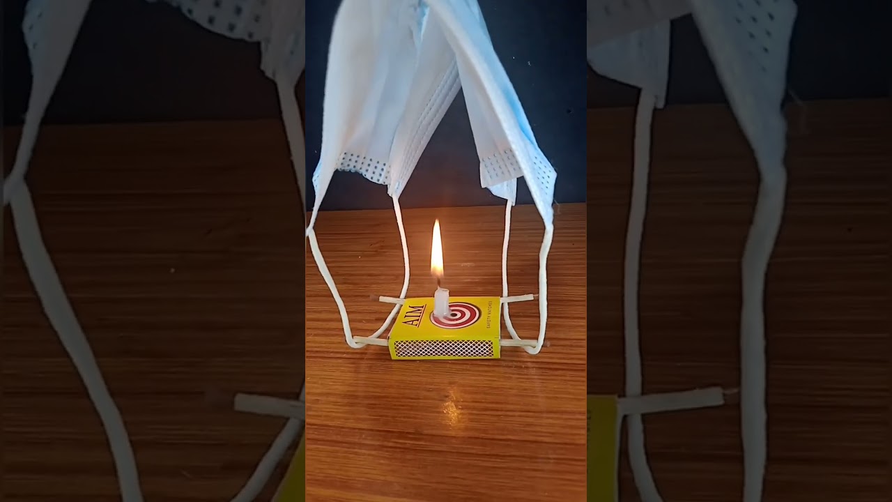 🔥 Flying Mask | Hot Air Balloon 🎈 | #shorts #youtubeshorts #experiment