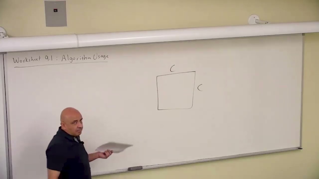 Worksheet 9.1: Algorithm Usage, Part 1