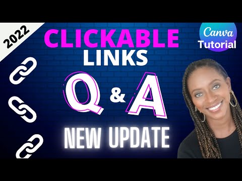 Insert Clickable Links in Canva | Insert Hyperlink in Canva | How to Create Clickable Links in Canva