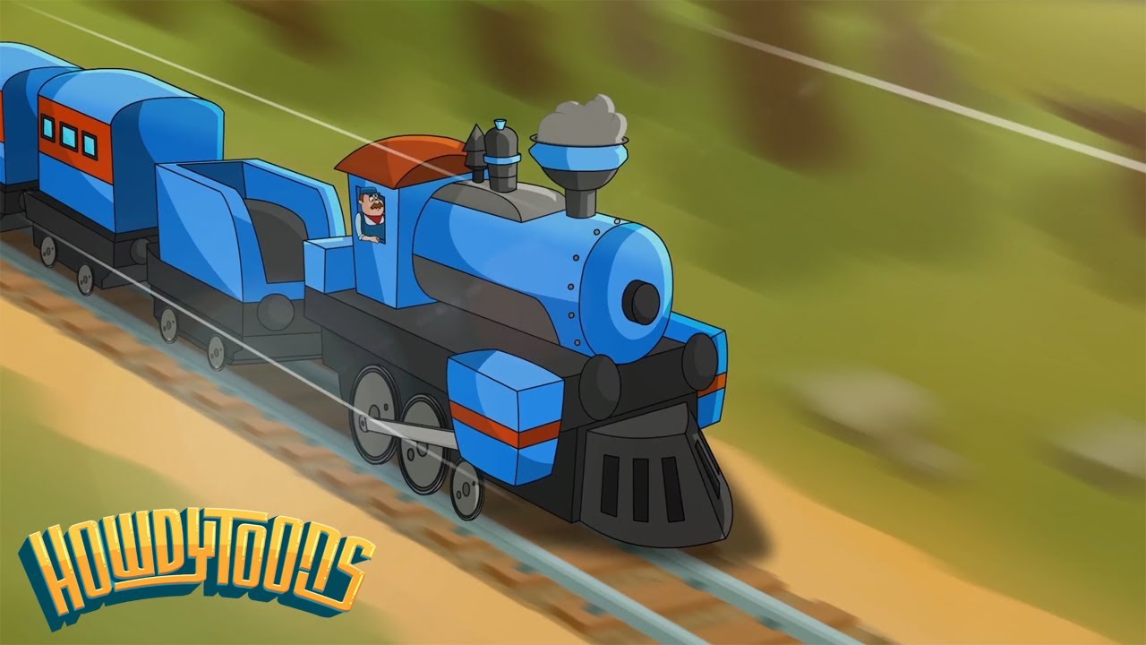 Train is a Comin' - Train Song! Music for Children from Howdytoons