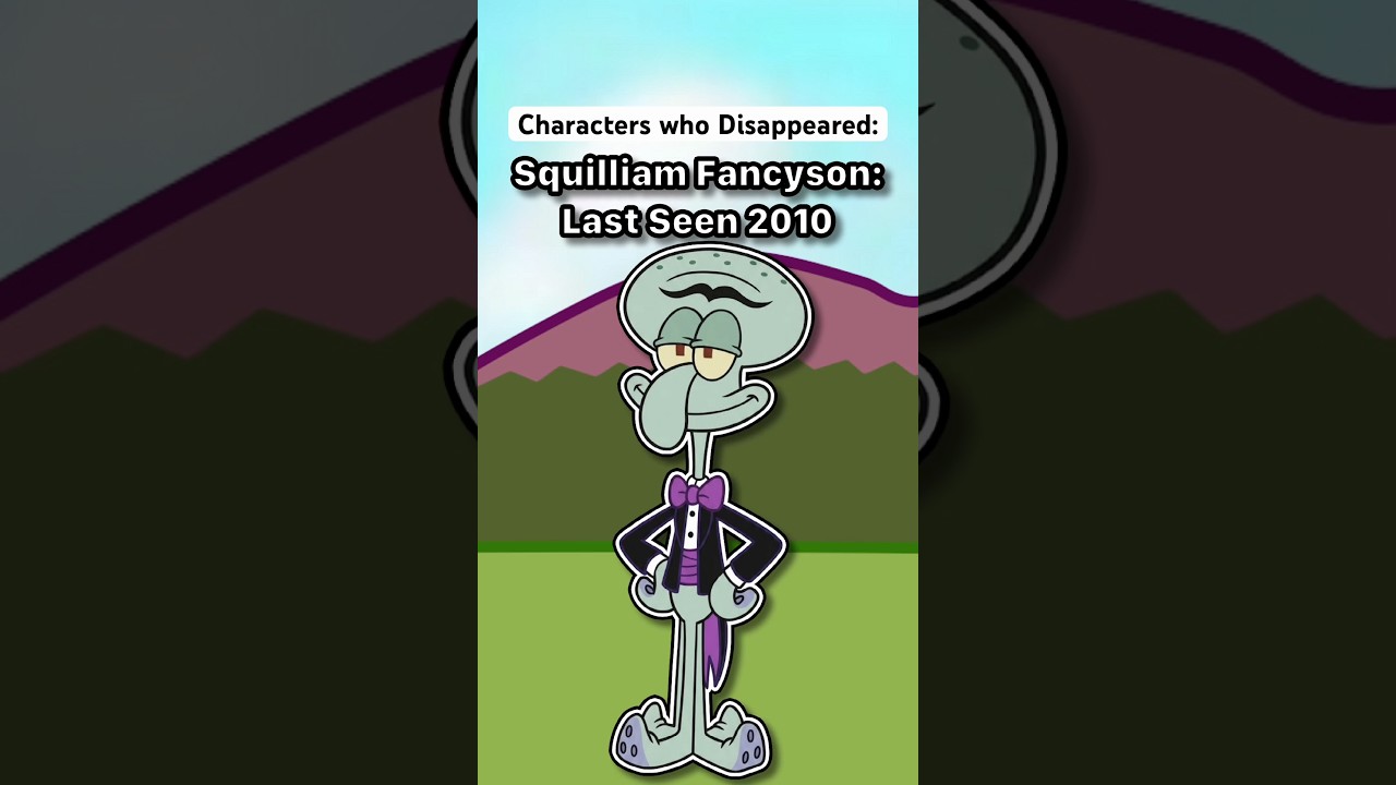 Cartoon Characters who Disappeared without an Explanation: #spongebob