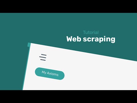 How to get started extracting data with web scrapers made using Axiom.ai