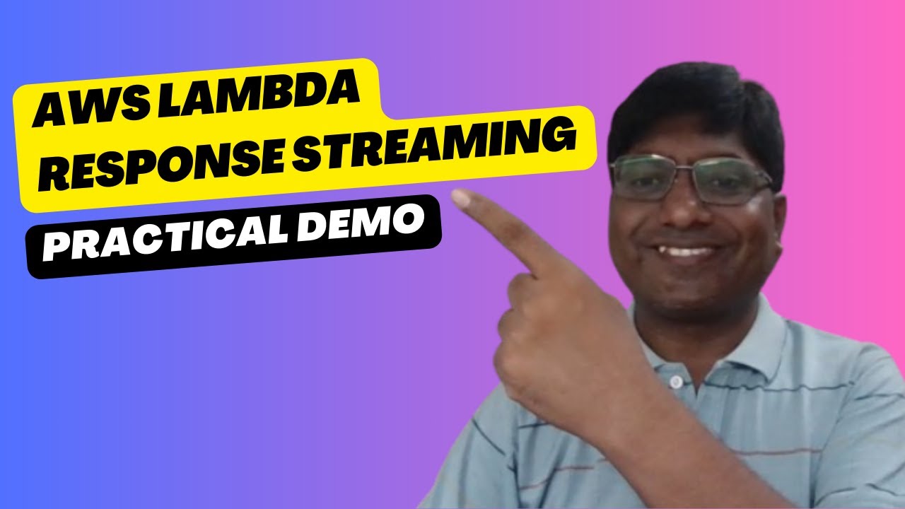 AWS Lambda Response Streaming demo & walkthrough