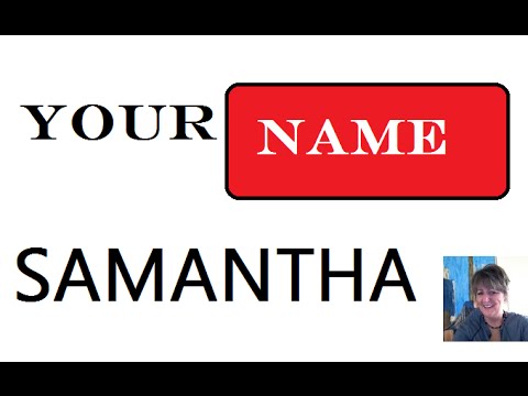Samantha Name Meaning :1st. Name
