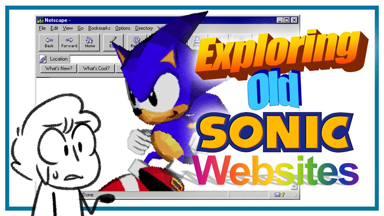 Exploring Old Sonic Websites (1997-2000)