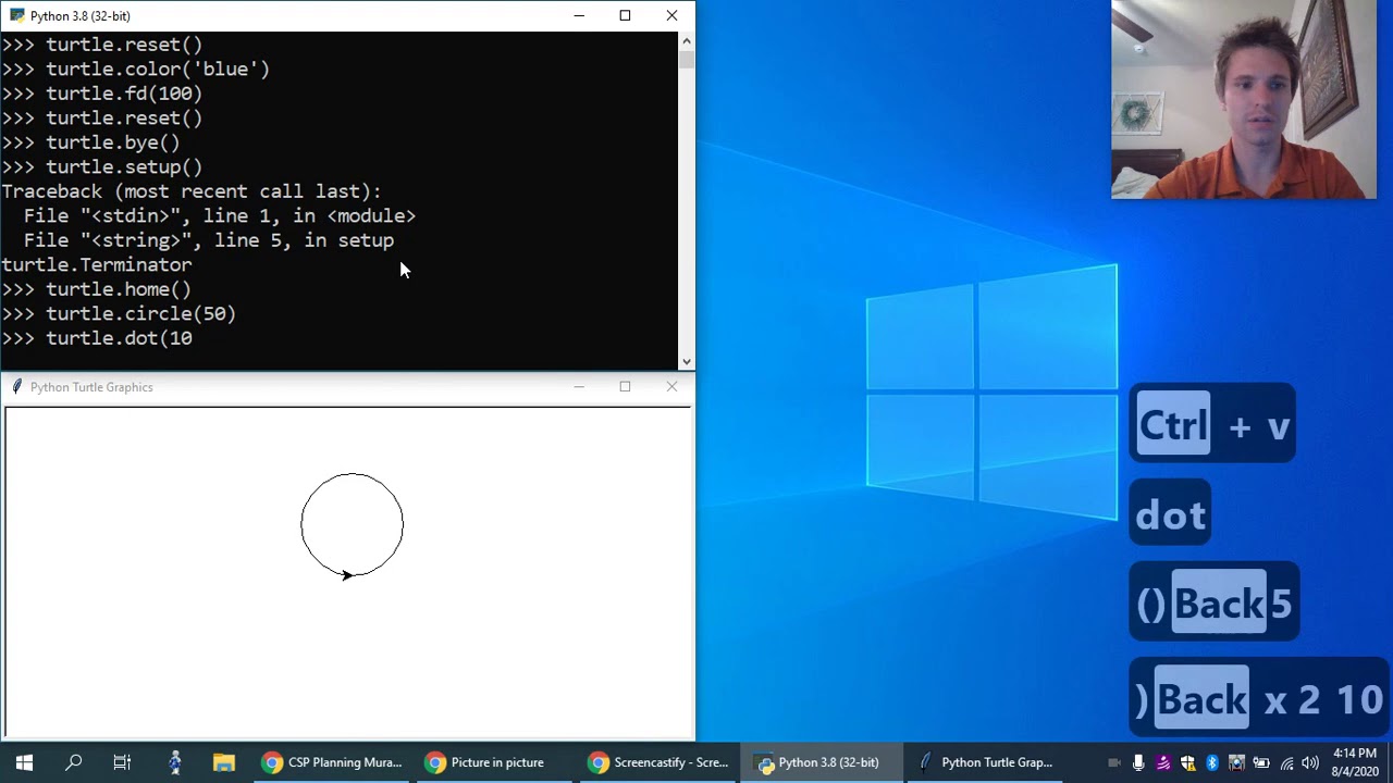 25 Turtle Commands | Python Turtle [1/6]