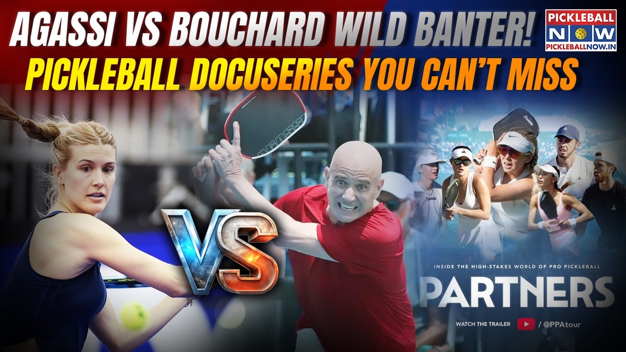 Andre Agassi vs Eugenie Bouchard Epic Banter | New Pickleball Docuseries Making Waves! US Open