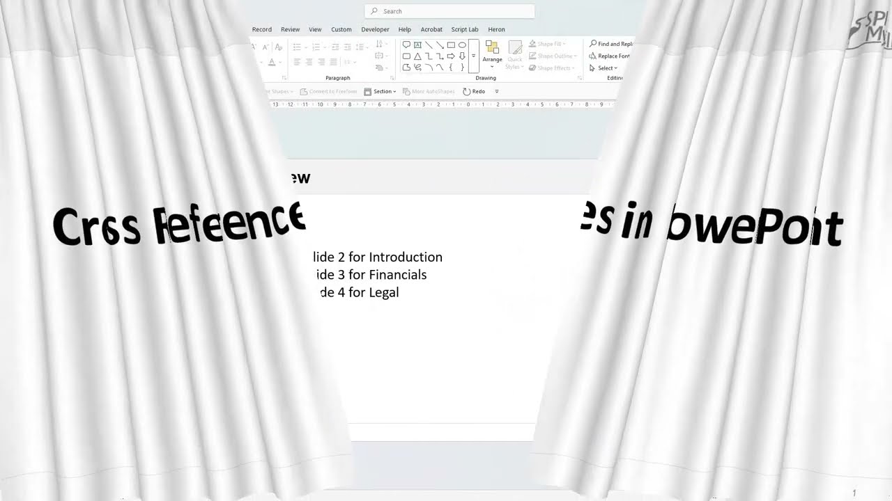 PowerPoint Cross References