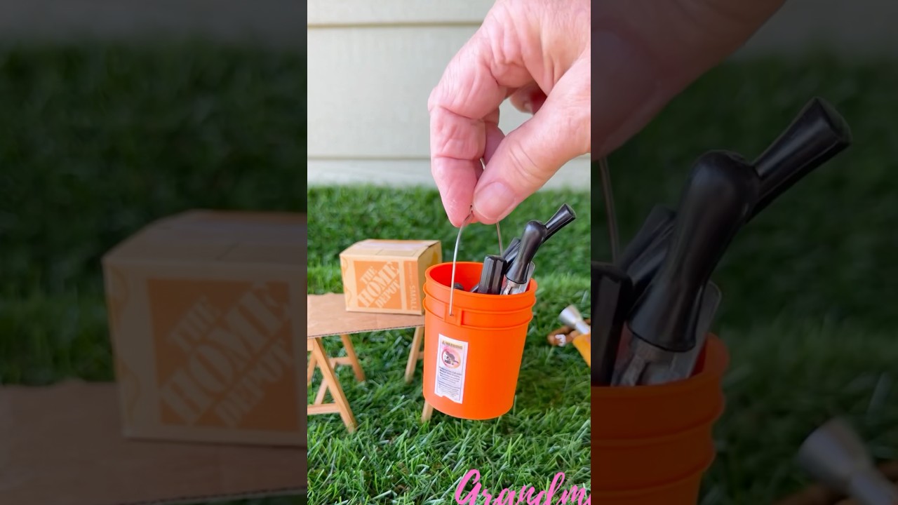Tiny Tools & Orange Buckets: A Mini Home Depot Adventure