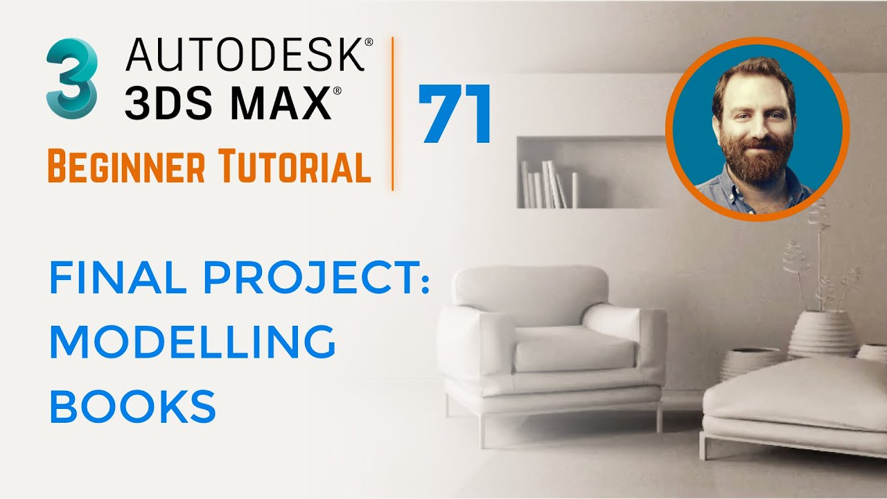 Final Project: Modelling Books | 3ds Max Tutorial #71