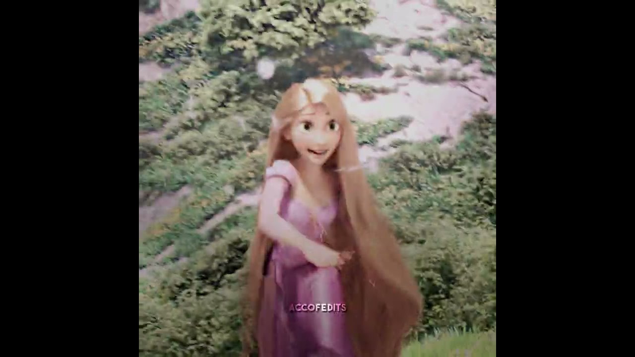 Rapunzel dancing | #edit #tangled #shorts  #disney