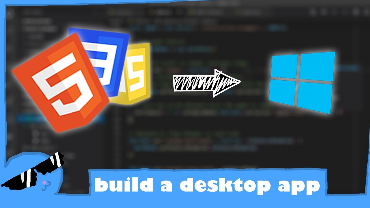 How to Create a Desktop App with HTML, CSS, and JavaScript!  (HTML to EXE)