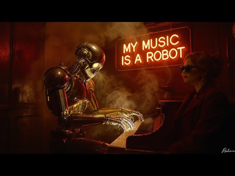 MY MUSIC IS A ROBOT 🤖 #RobotMusic #LoFiBeats #CinematicVisuals #SteampunkVibes #AIBeats #VisualMusic