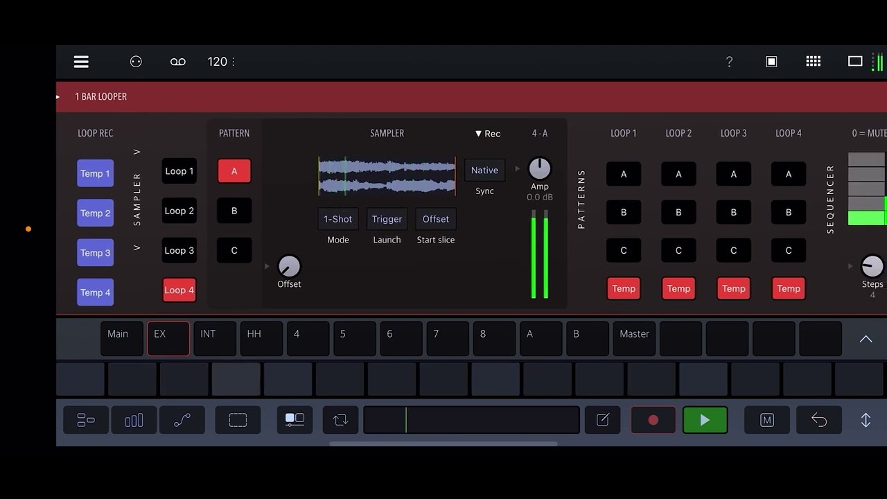1 Bar Looper in #drambo