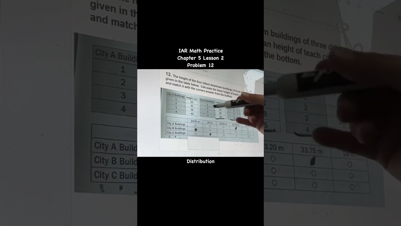 Distribution Problem 12 #mathcourse #mathteacher #mathtutor #mathshorts #distribution #trending
