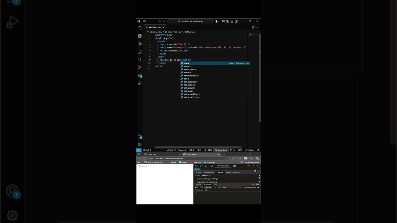 Add a Click Event to Your HTML Button (onclick Tutorial)
