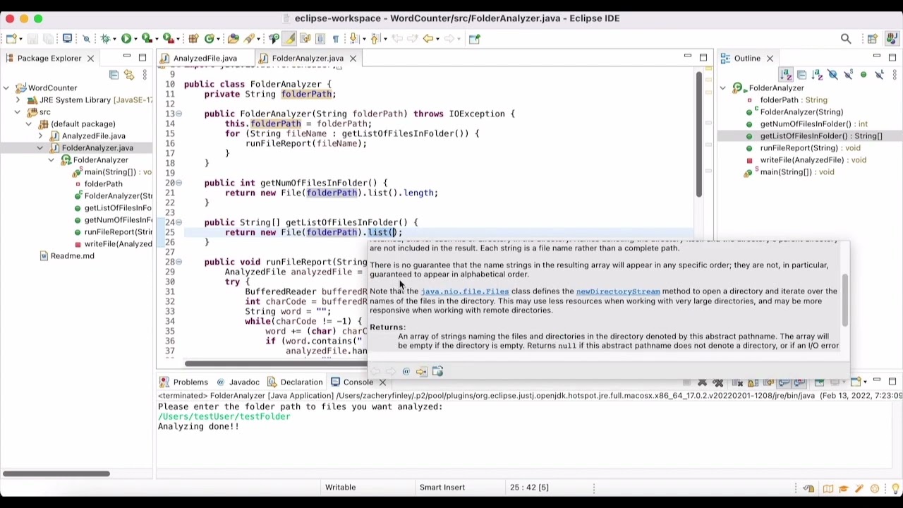 Word Counter - Demo and Code (Java)