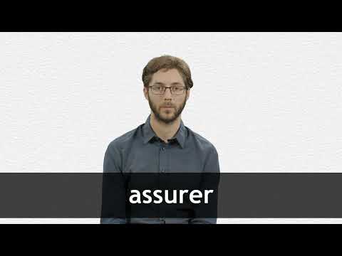 English Translation of “ASSURER” | Collins French-English Dictionary