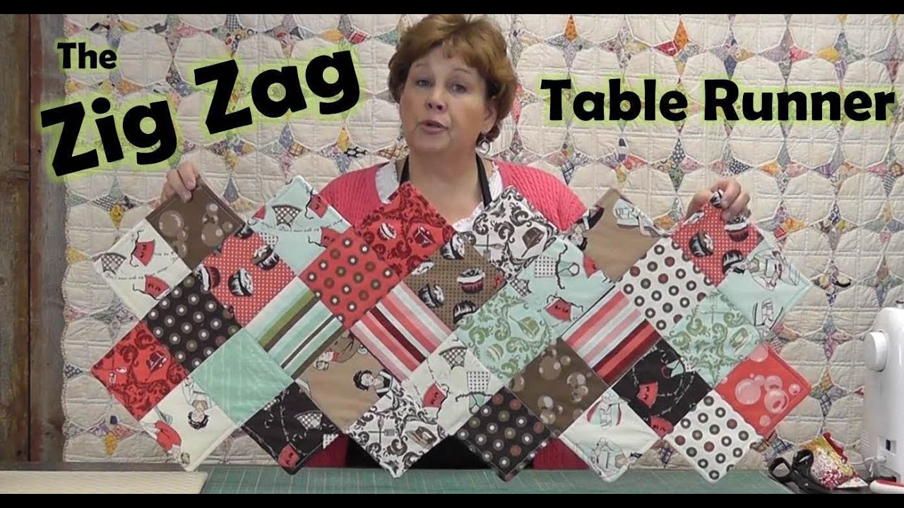 Table Runners are Fun to Make! Learn to Sew a Table Runner!
