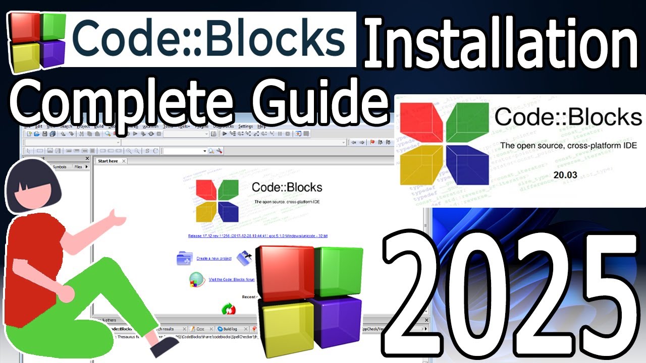 How to install CodeBlocks IDE on Windows 10/11 [ 2025 Update ] MinGW GCC Compiler | C & C++ Programs