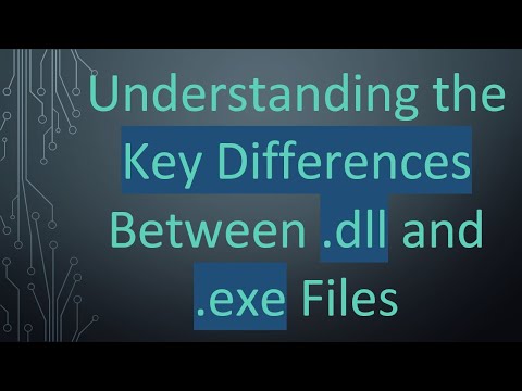 Understanding the Key Differences Between .dll and .exe Files