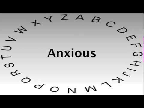 SAT Vocabulary Words and Definitions — Anxious