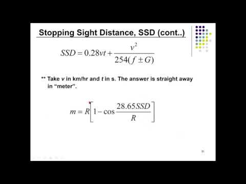 Lateral Clearance at Horizontal Alignment and it's application(Highway & Traffic Engineering)