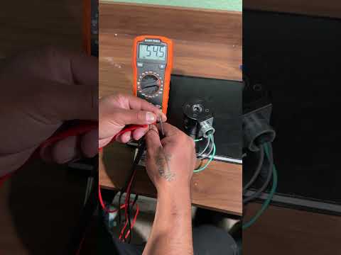 Testing the condition of a solenoid coil #maintenance #electrical #multimeter