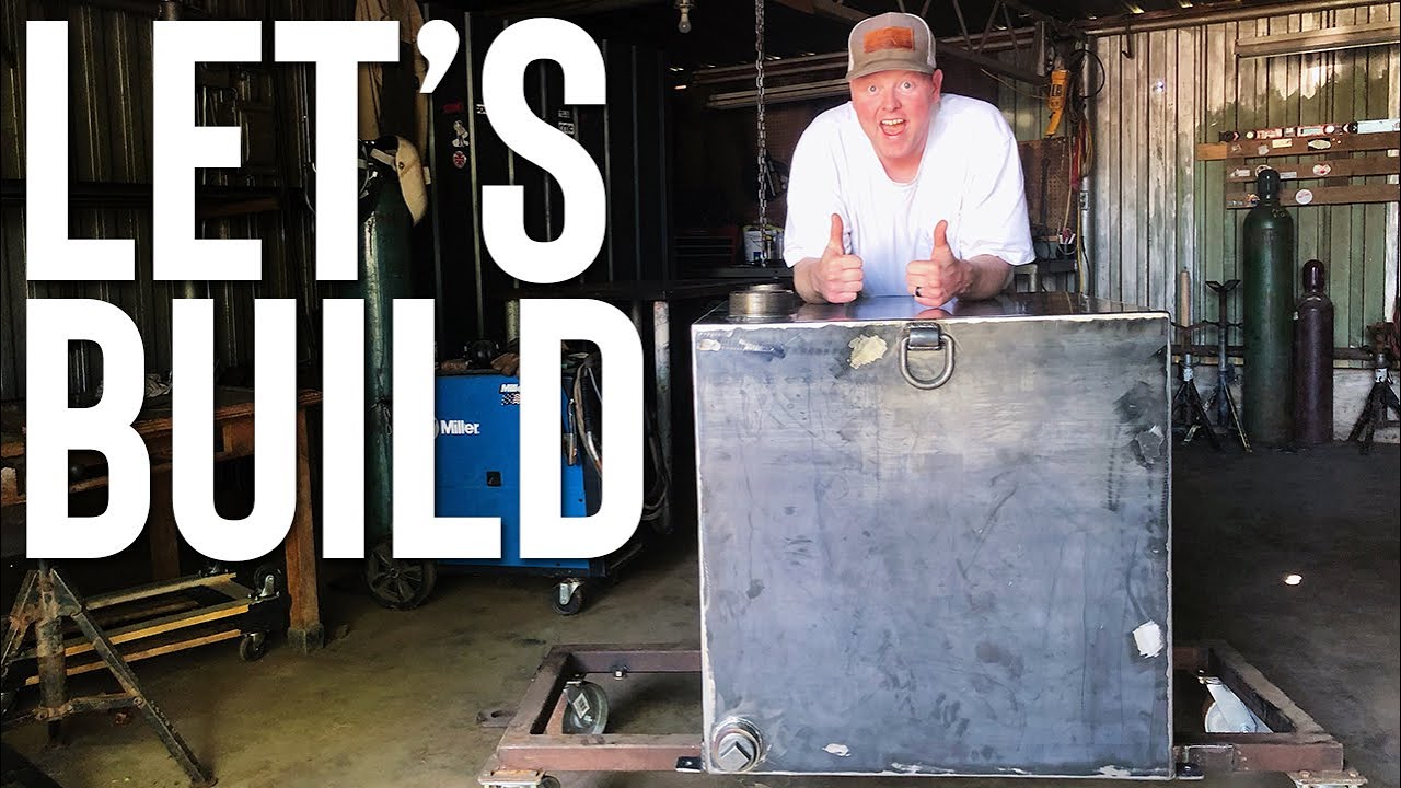 BUILDING A CUSTOM 100 GALLON FUEL TANK // CENTRAL OKLAHOMA CUSTOM WELDING