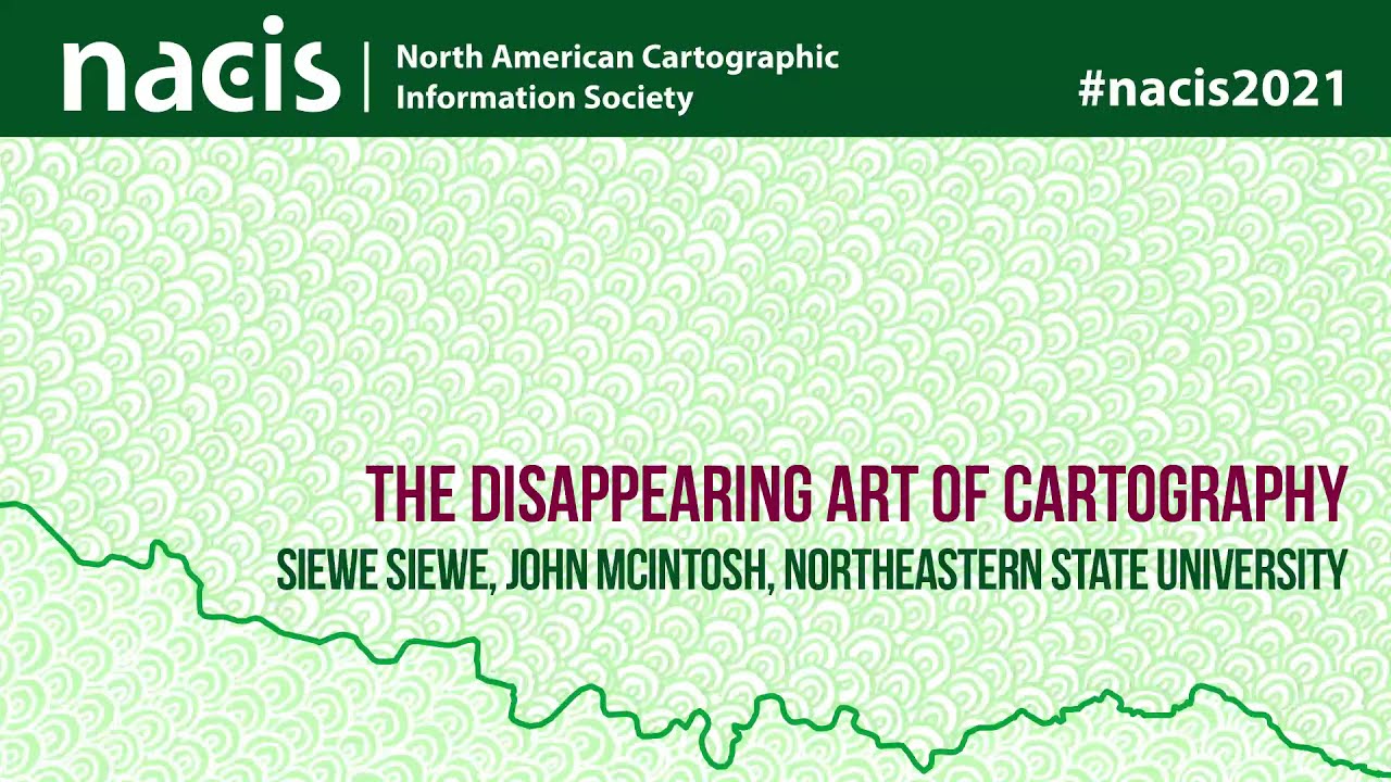The Disappearing art of Cartography - Siewe Siewe, John McIntosh, Northeastern State University
