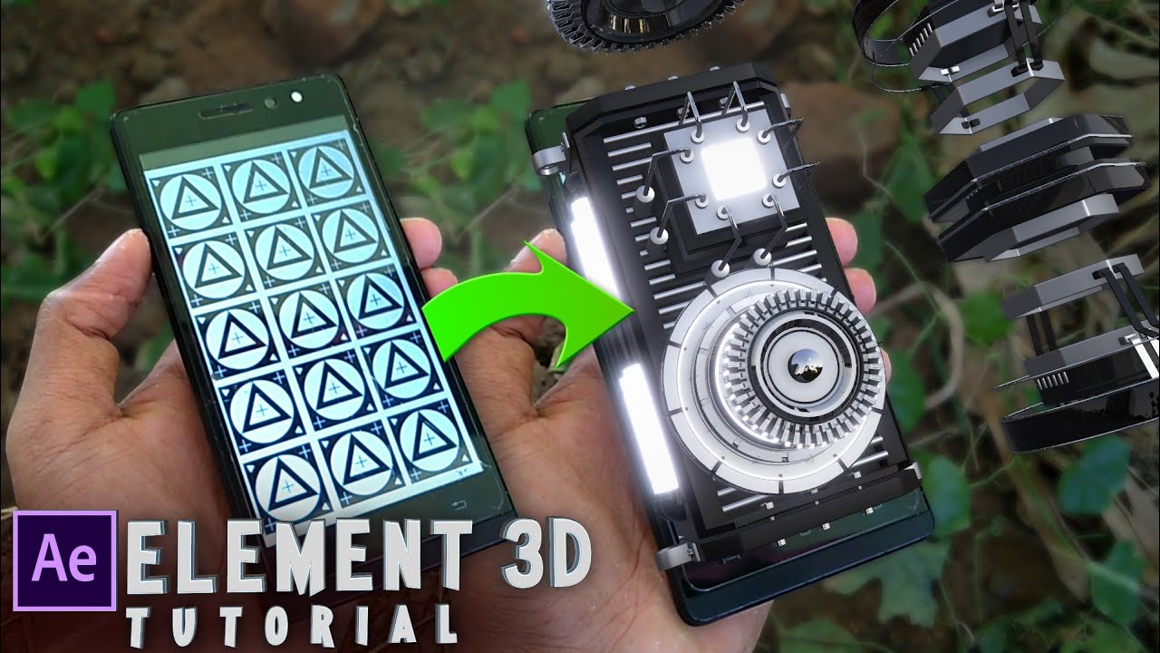 Element 3D Camera Tracking | After effects element 3d tutorials 2020