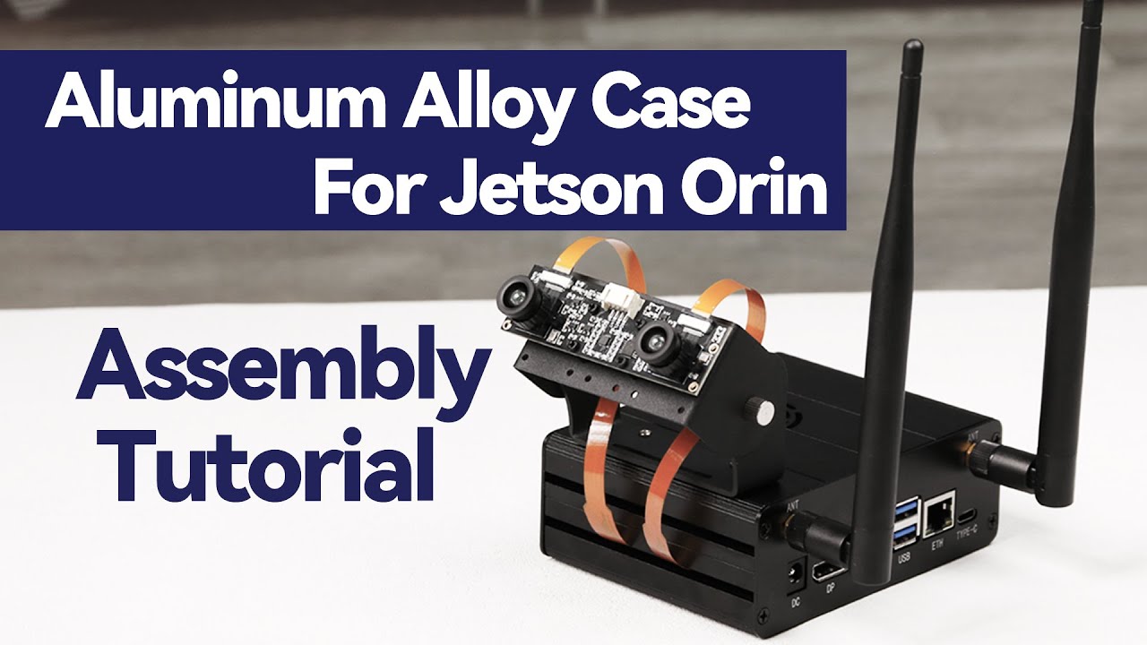 Aluminum Alloy Case For Jetson Orin Nano with Camera Holder