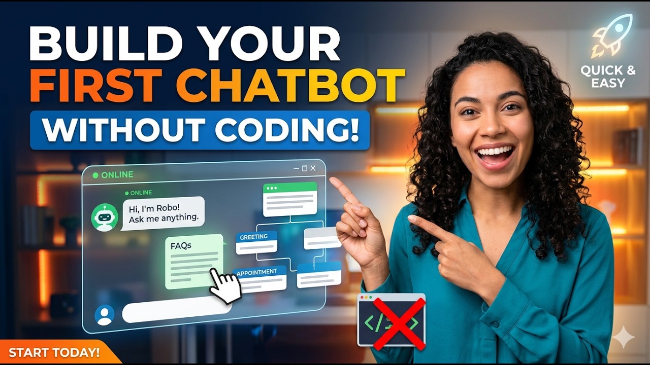 # 🎬 Title Learn AI the Easy Way – Beginner’s Guide to Chatbots