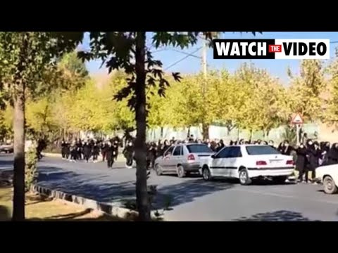 Video shows women in Iran marching for Mahsa Amini