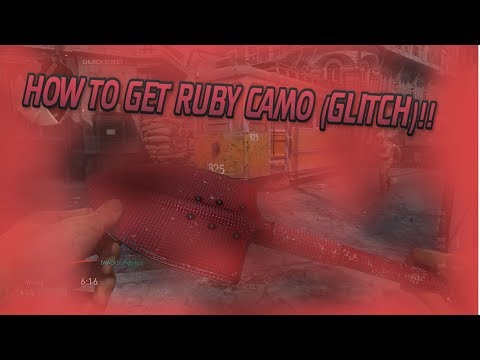 Steam Community :: Video :: WW2: HOW TO GET RUBY CAMO!!?? (GLITCH)