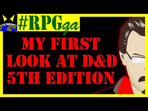RPGqa: My First Look as D&D 5th Ed / D&D Next