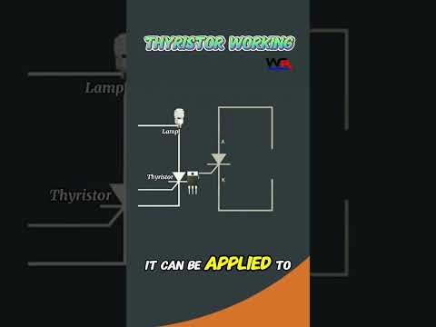 Thyristor Working Explained.. #thyristor #thyristors #diyelectronics