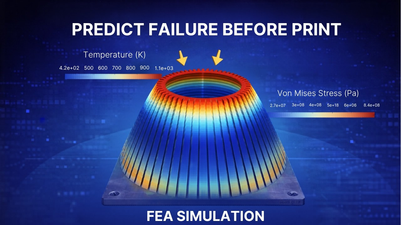 FEA Simulation in Additive Manufacturing | Avoid Build Failures