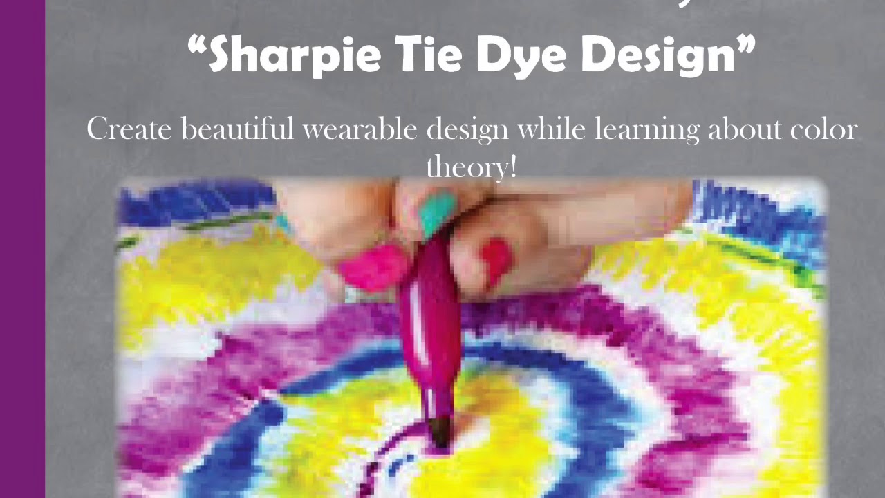 S.T.E.A.M. Saturday Throwback: Sharpie Tie Dye Designs
