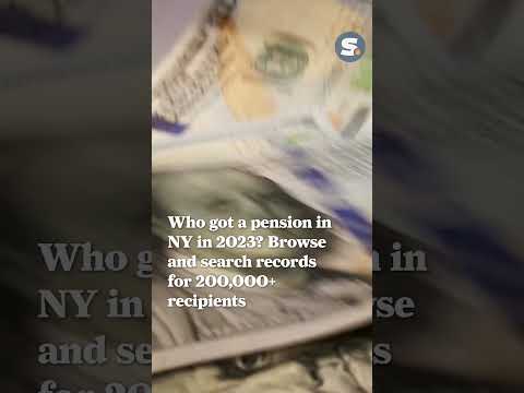 Who got a pension in NY in 2023? Browse and search records for 200,000+ recipients
