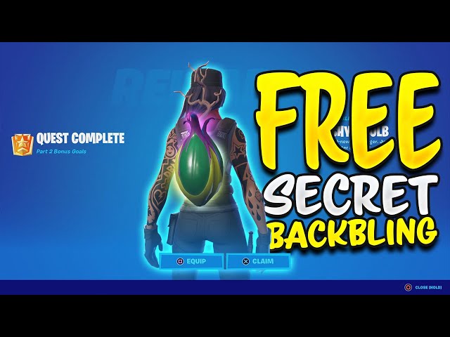 Fortnite: How to get Bushranger's secret back bling for free