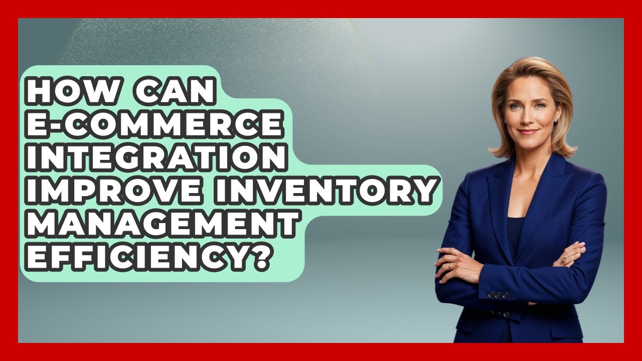 How Can E-Commerce Integration Improve Inventory Management Efficiency?