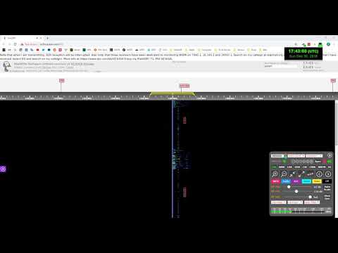 Canadian CHU HF time signal at 7850 kHz in AM mode