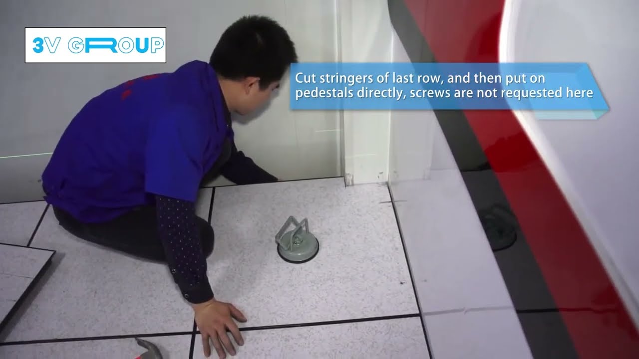 Raised Access Floor Installation - Stringer System | 3VGroup