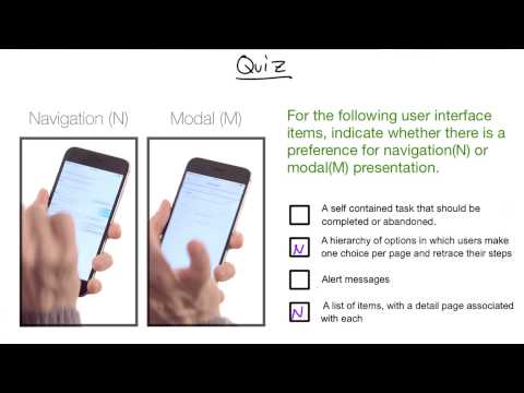 Learn Modal Presentation vs Navigation UIKit Fundamentals - Mind Luster