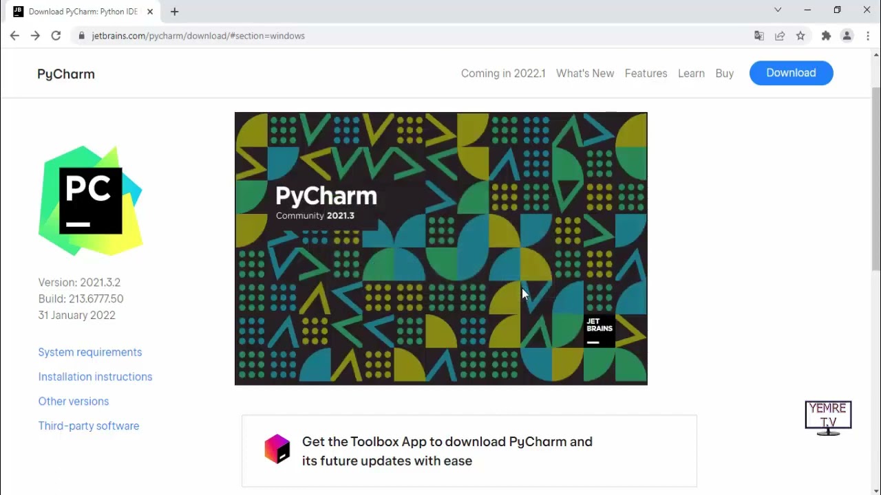 python dersleri. windows pycharm ve python kurulumu full. basit düzey Ders 1