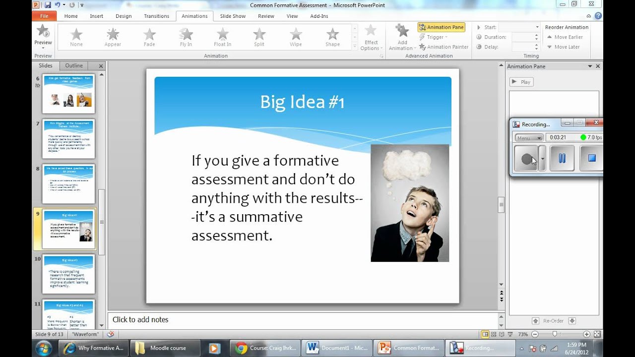 Common Formative Assessment Module 1