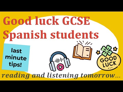 LAST MINUTE TIPS: GCSE Spanish Reading & Listening (2024 Edition)