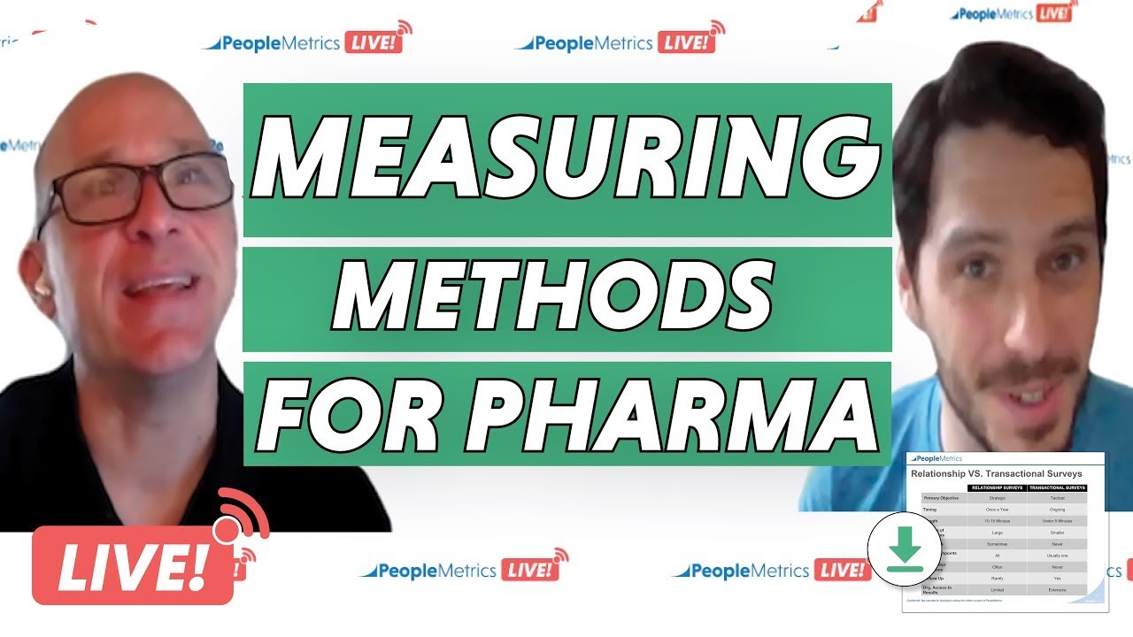 2 Methods for MEASURING Customer Experience in Pharma Patient Support Programs | PeopleMetrics LIVE!